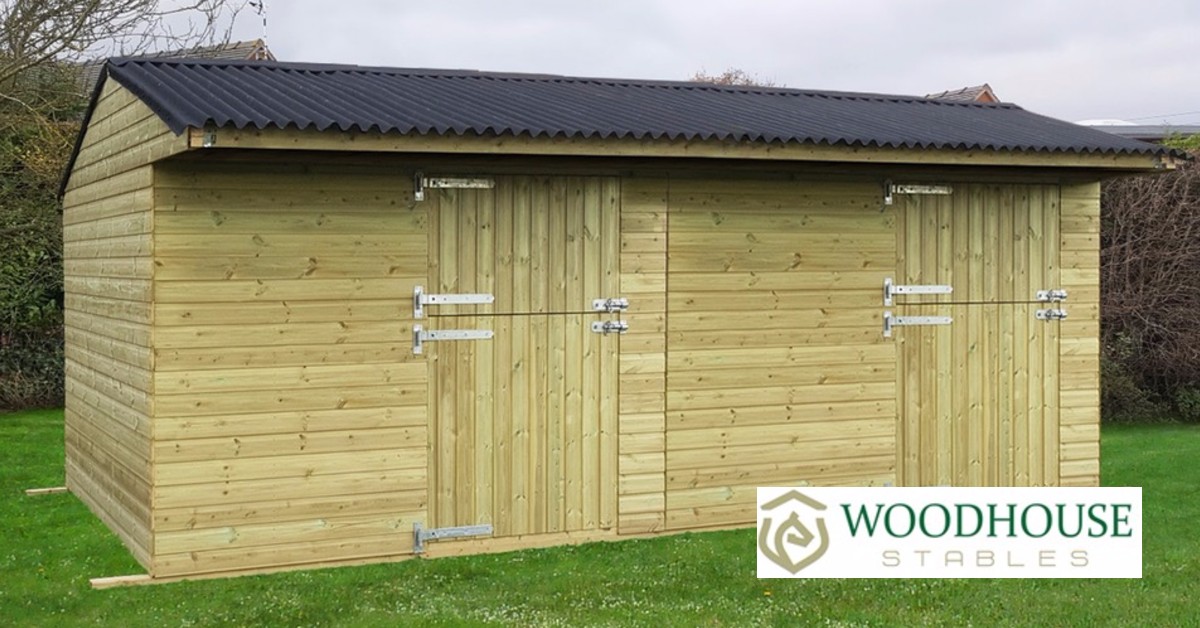 10x20 Double Mobile Stable - Woodhouse Stables - Quality Stable and ...